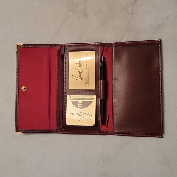 Prince Gardner | Bags | Vintage Prince Gardner Leather Checkbook Wallet ...